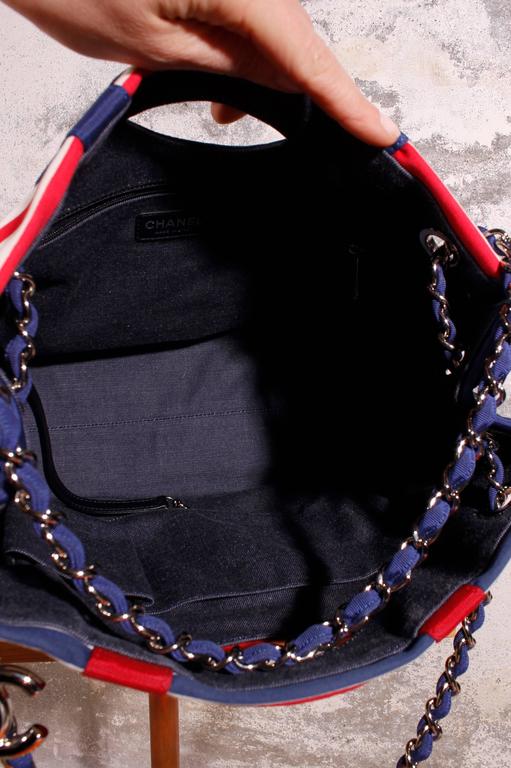 Chanel Tote Bag Cruise Collection 2010 - striped red/white/blue at ...