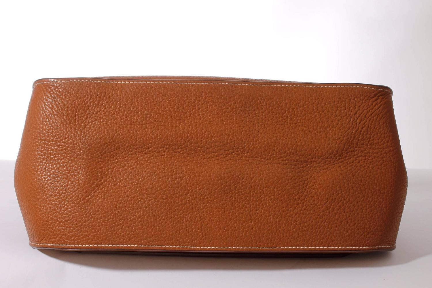 Hermès Taurillon Clemence Jypsiere Gypsy 28 Alezan Bag - golden brown ...