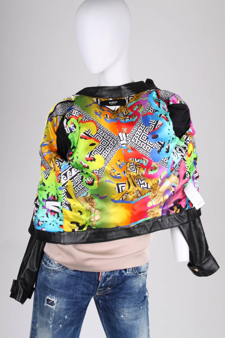 Versus Versace Leather Jacket - black at 1stDibs | versus jacket ...