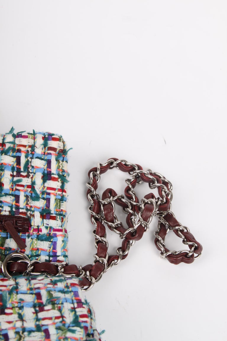 Chanel 2.55 Boucle Medium Classic Double Flap Bag - multi color at ...