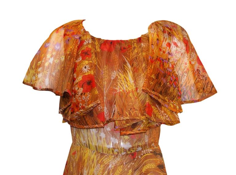 Documented 1971 Valentino Couture Italian Vogue Audrey Hepburn Gown ...