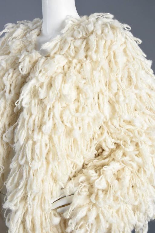 The Ultimate Oversized Shaggy Fringed String Coat at 1stDibs