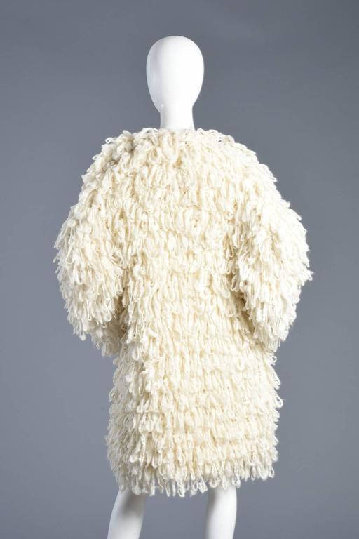 The Ultimate Oversized Shaggy Fringed String Coat at 1stDibs
