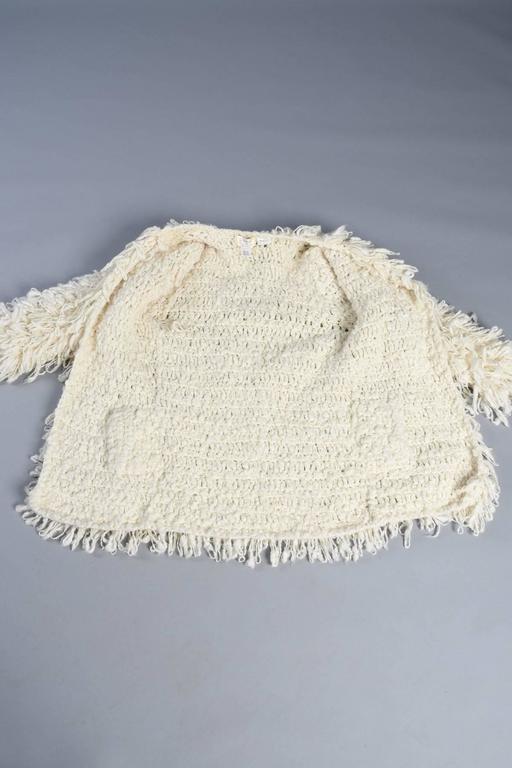 The Ultimate Oversized Shaggy Fringed String Coat at 1stDibs