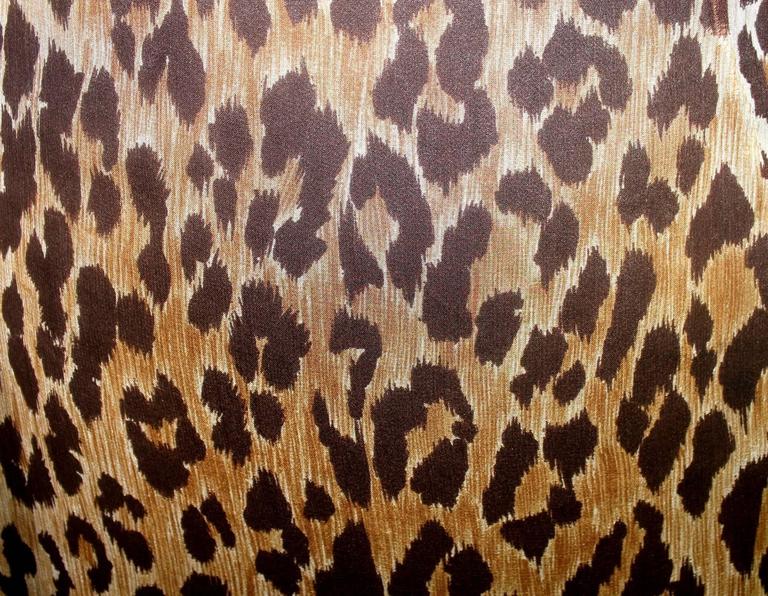 Stunning Dolce and Gabbana Corset Leopard Cheetah Print Silk Gown at ...