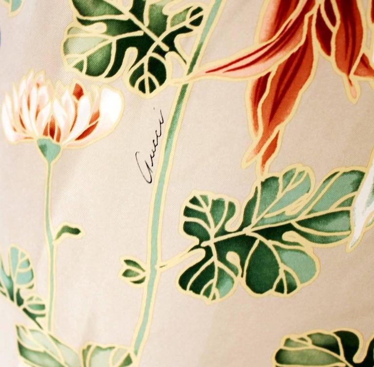 Rare Gucci by Tom Ford 2001 Floral Print Batik Kimono Dressing Gown ...