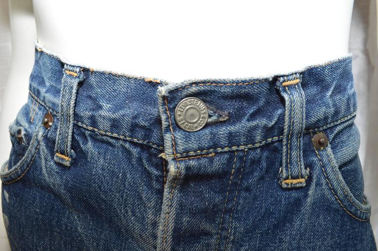 Levis Denim Big E PatchworkCustom Maxi Skirt at 1stDibs | levis maxi ...