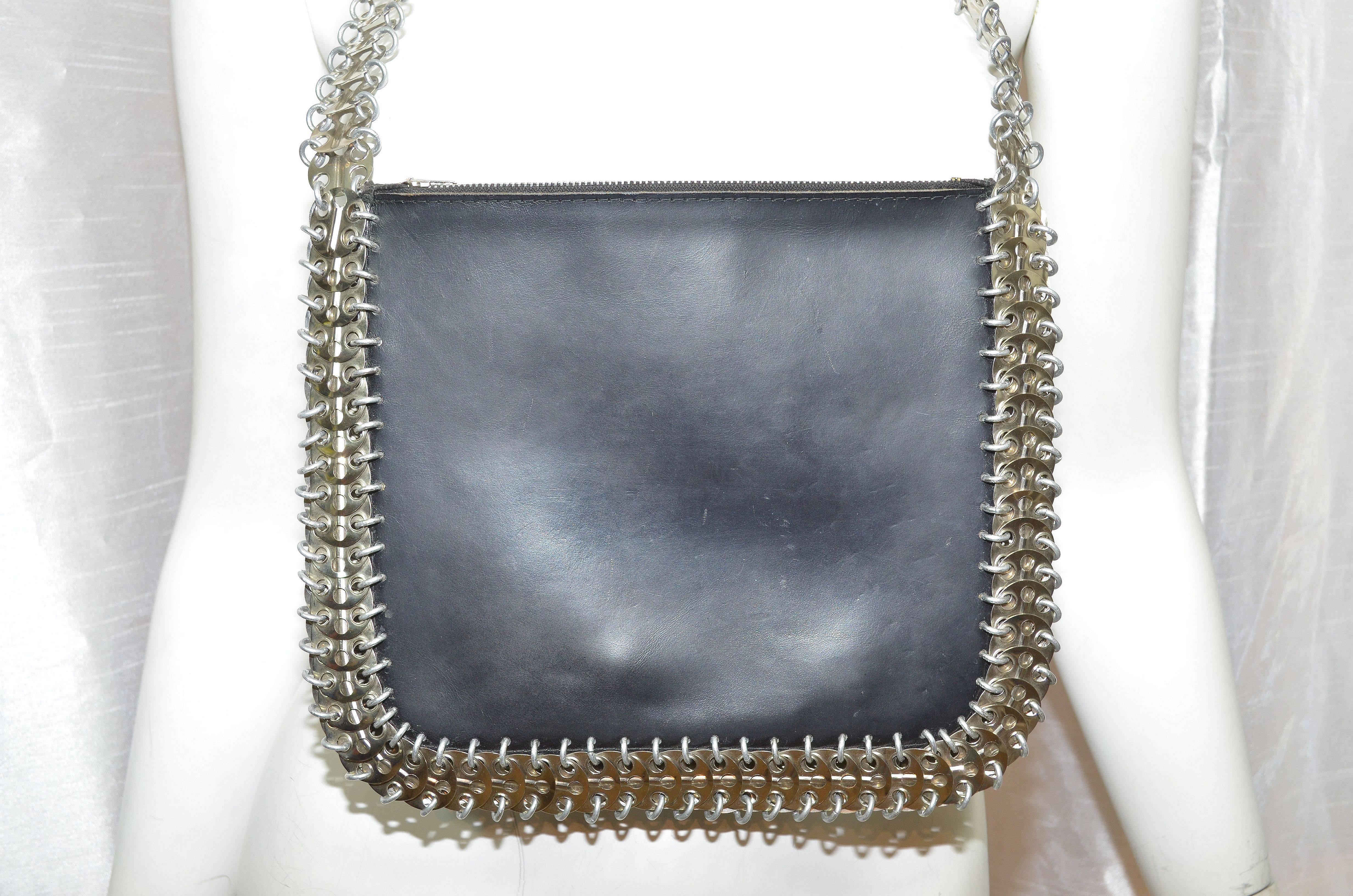 Paco Rabanne Orignal 1960s RICAF Leather Bag at 1stDibs