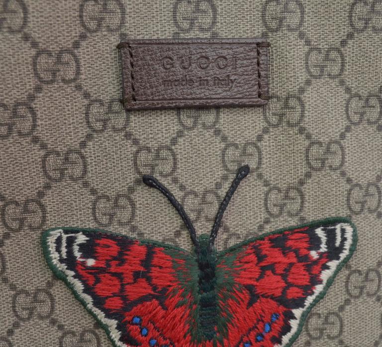 Gucci Supreme Embroidered Butterfly Tote 2016/7 at 1stDibs | gucci ...