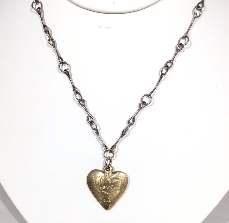 Jes Maharry 14k Diamond Heart Pendant Necklace at 1stDibs | jes maharry ...