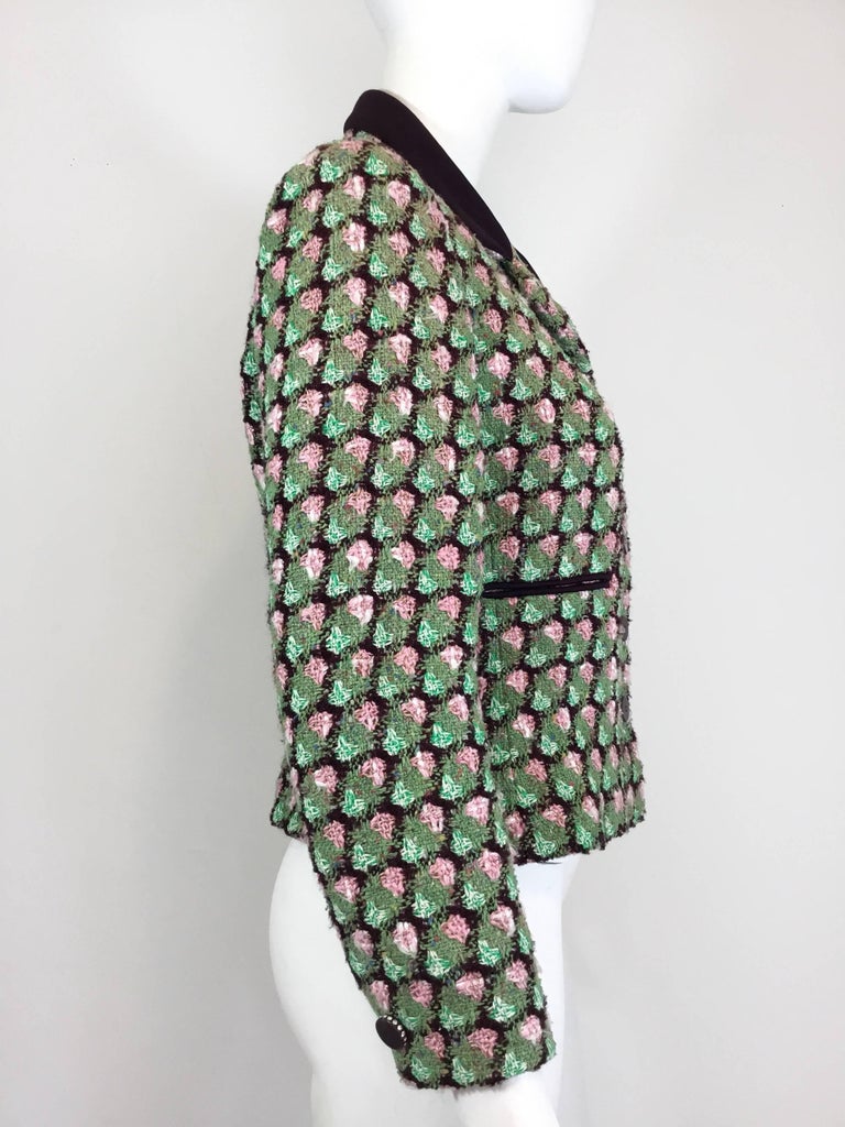 Chanel 2002 P MultiColor Tweed Jacket at 1stDibs