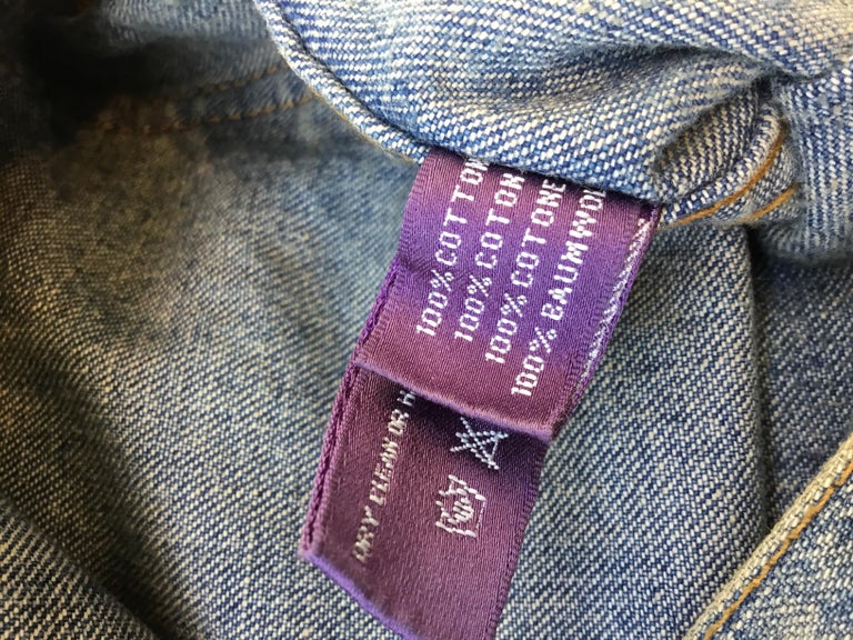 Ralph Lauren Collection Spring 2003 Runway Denim Maxi Skirt at 1stDibs ...