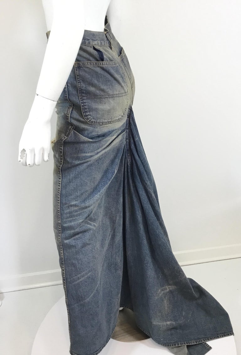 Ralph Lauren Collection Spring 2003 Runway Denim Maxi Skirt at 1stDibs ...
