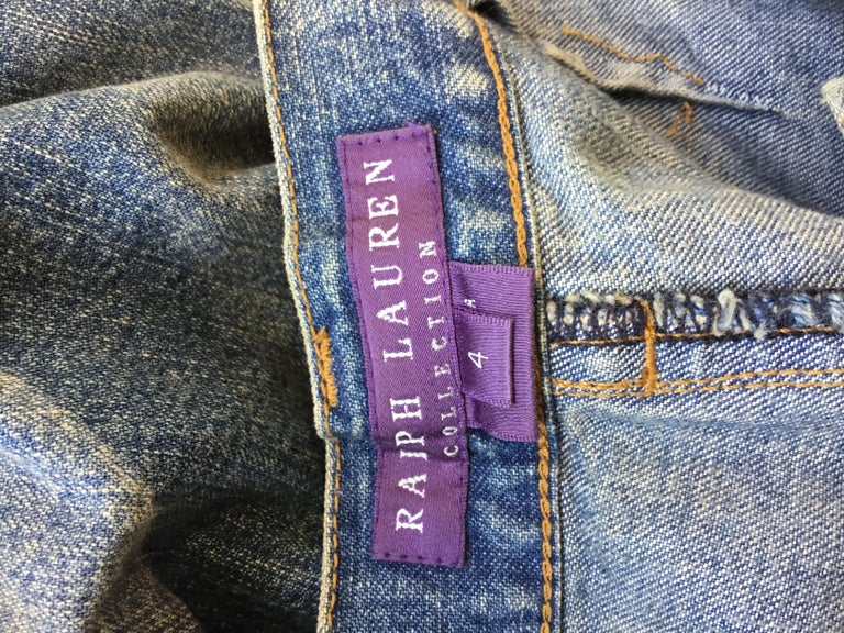 Ralph Lauren Collection Spring 2003 Runway Denim Maxi Skirt at 1stDibs ...