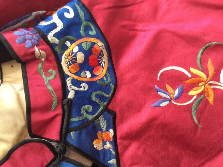 Chinese Silk Embroidered Jacket, Circa 1920 For Sale at 1stDibs ...