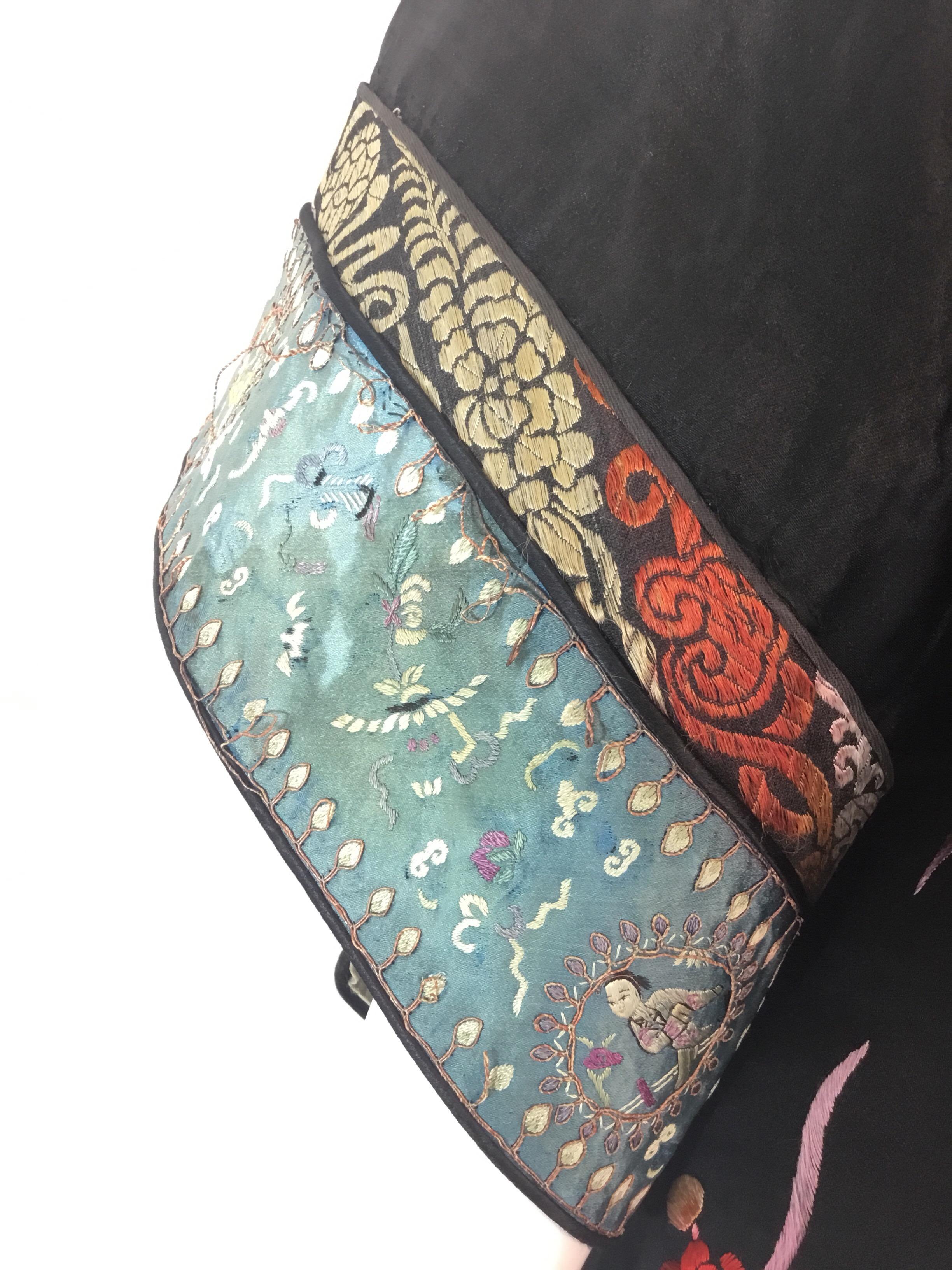 Chinese Silk Embroidered Jacket, Circa 1920 For Sale at 1stDibs ...