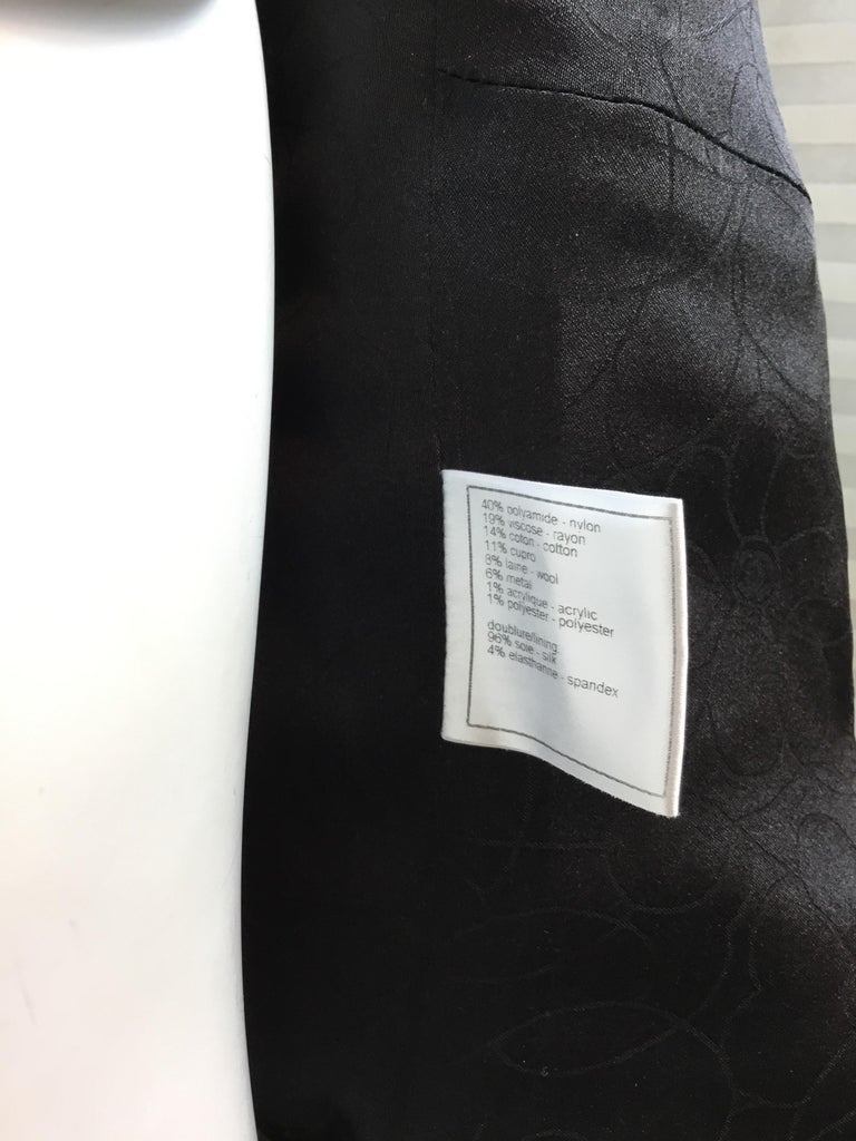 Chanel 06 C Tweed Jacket with Beaded Trim at 1stDibs