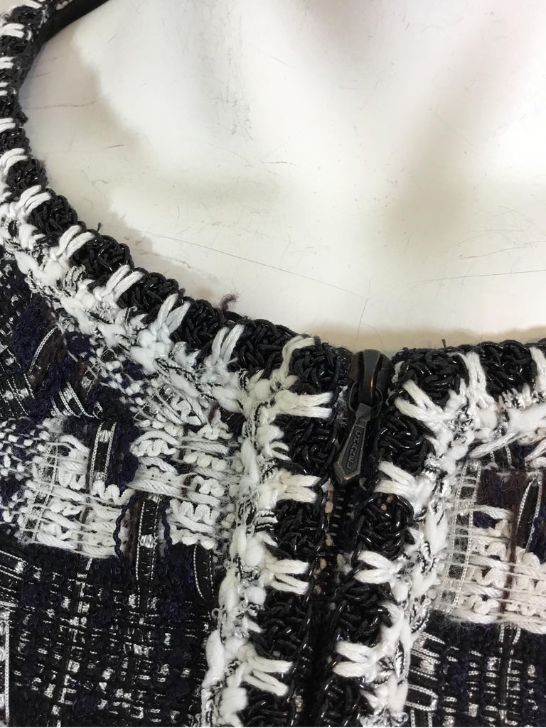 Chanel 06 C Tweed Jacket with Beaded Trim at 1stDibs
