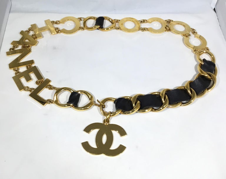 Chanel 1993 A COCO CHANEL Chain Belt with Leather at 1stDibs | coco ...