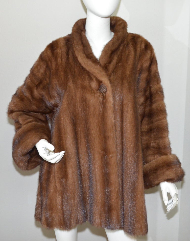 Christian Dior Vintage Brown Mink Coat at 1stDibs