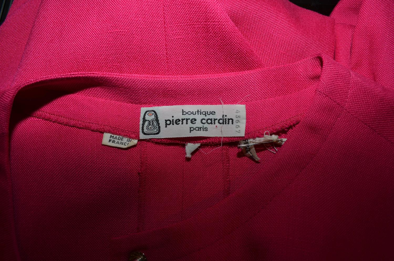 Pierre Cardin Numbered Label Couture Dress For Sale at 1stdibs