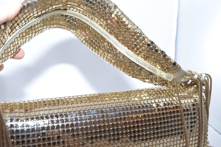Givenchy Gold Metal Mesh Handbag at 1stDibs