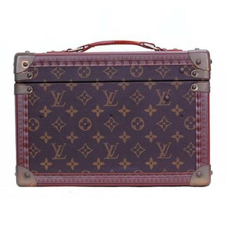 Vintage Louis Vuitton monogram travel mini vanity case, toiletry case ...