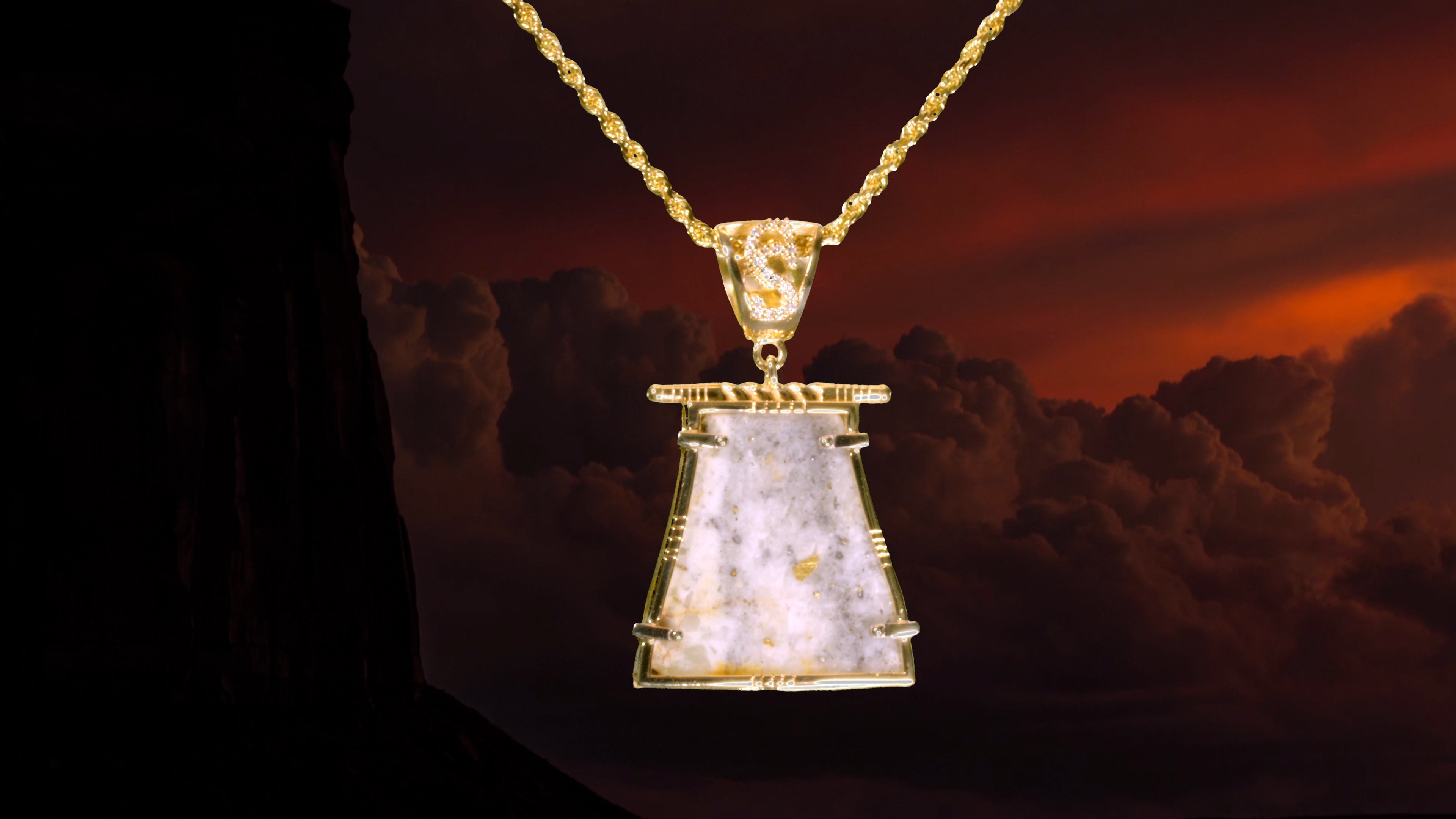 14.40Ct Cody Stone High Jewelry 14k Gold Natural Diamond Necklace For ...