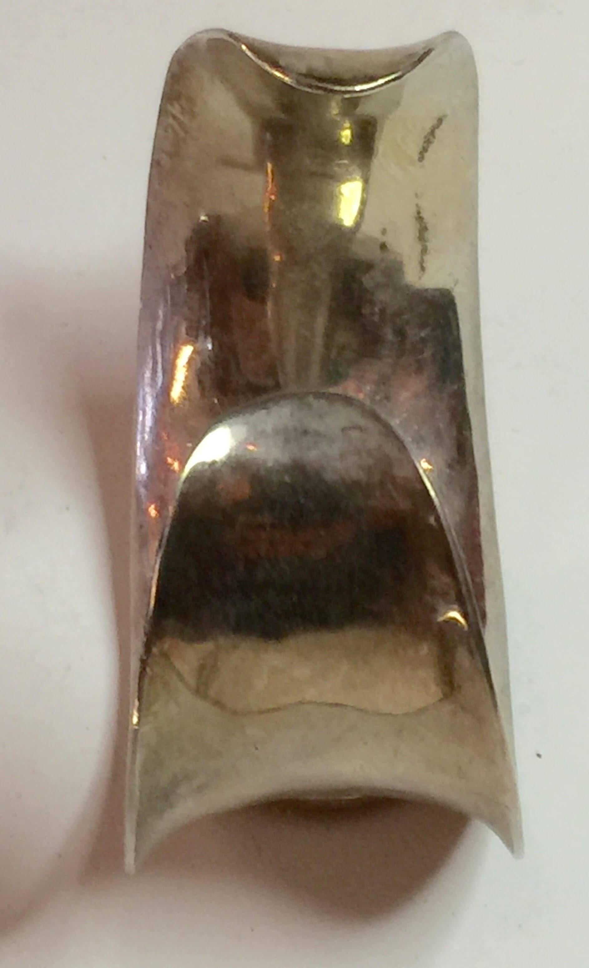 Fortina MOTA Mexican Sterling and Tiger Eye Moderne Cuff Clamp Bracelet ...