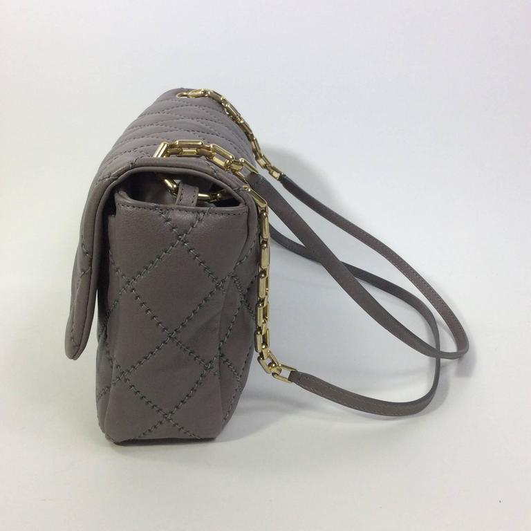 Chanel 2011 Collection Grey Flap with Gold Hardware at 1stDibs