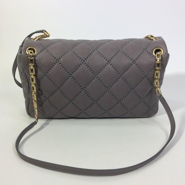 Chanel 2011 Collection Grey Flap with Gold Hardware at 1stDibs