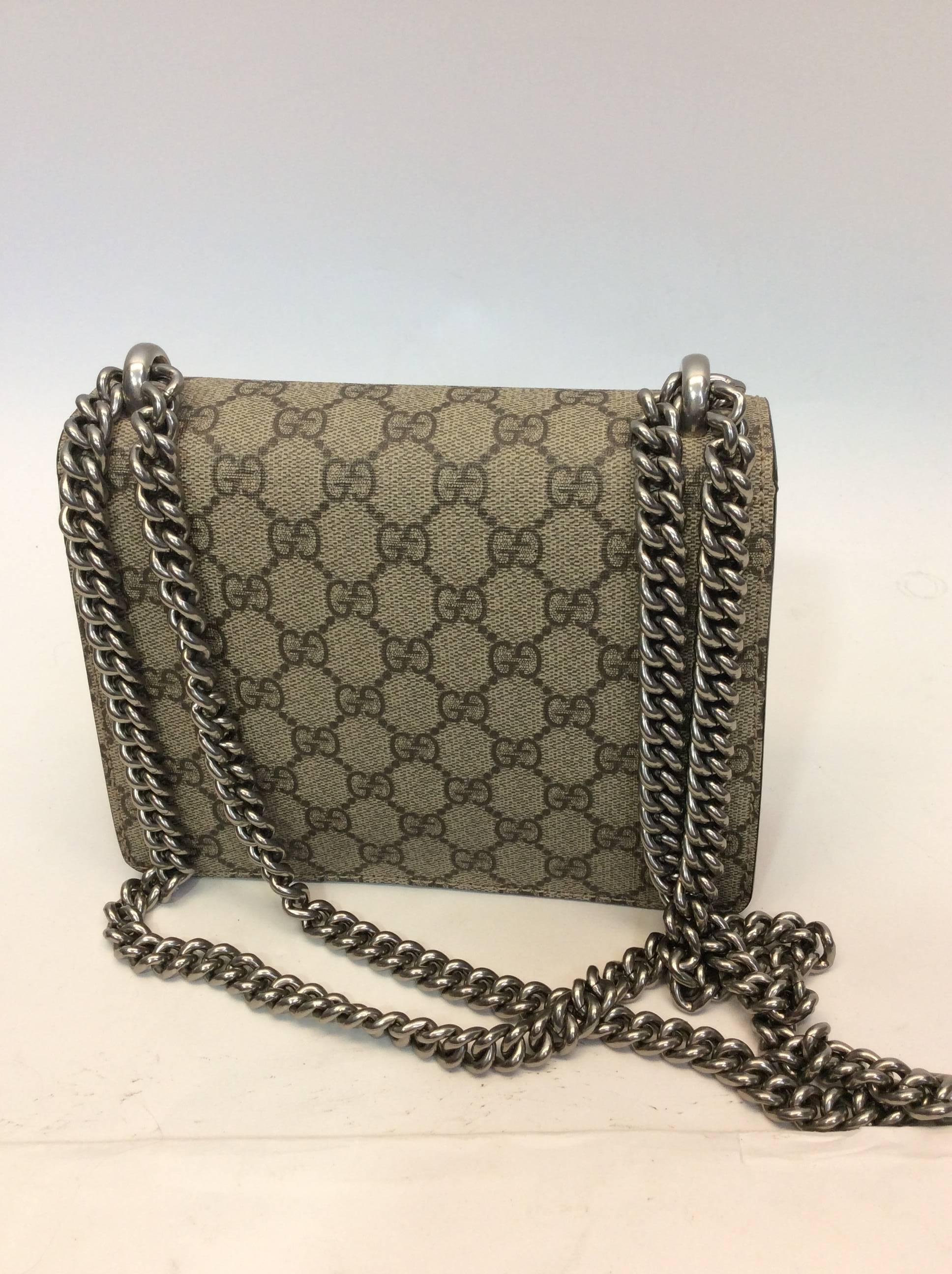 Gucci Print Snake Detail Crossbody Bag For Sale at 1stDibs | gucci ...