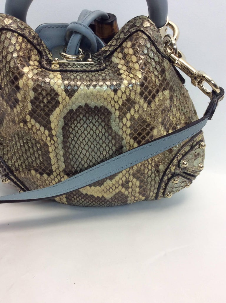 Gucci Python Mini Indy Crossbody Bag at 1stDibs
