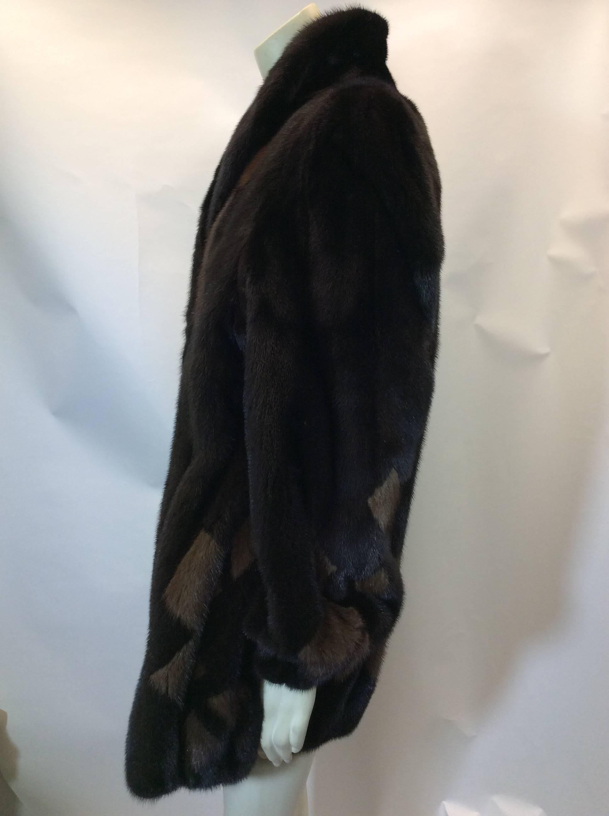 Phil M Stupp Two Tone Mink Fur Coat For Sale at 1stDibs | phil m stupp furs