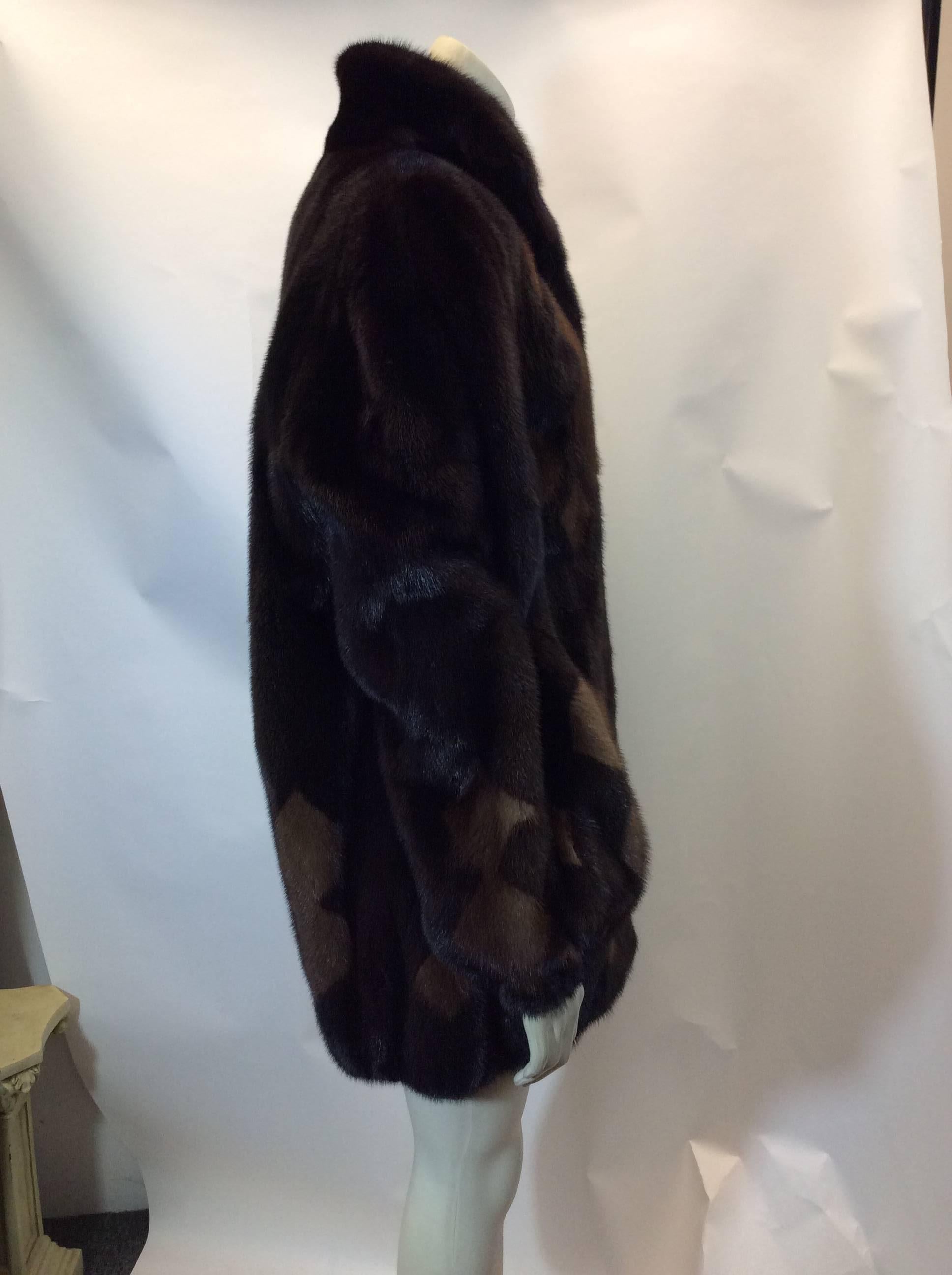 Phil M Stupp Two Tone Mink Fur Coat For Sale at 1stDibs | phil m stupp furs