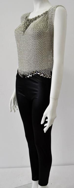 Very Important Museum Quality Paco Rabanne Chainmail Breastplate at 1stDibs