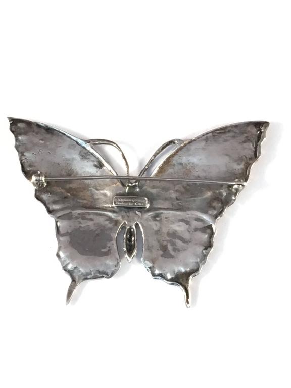 Cini Sterling Butterfly Brooch For Sale at 1stDibs | cini jewelry, cini ...