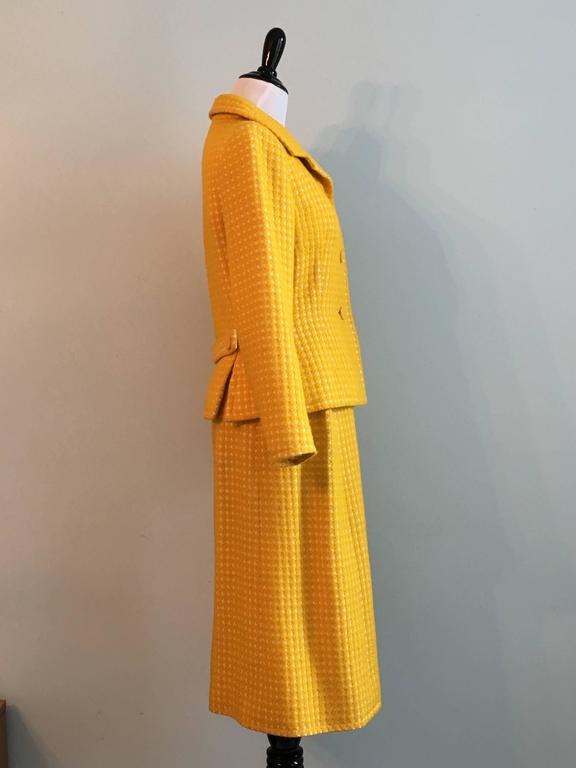 1960s Yellow Givenchy Two Piece Suit For Sale at 1stDibs | yellow two ...
