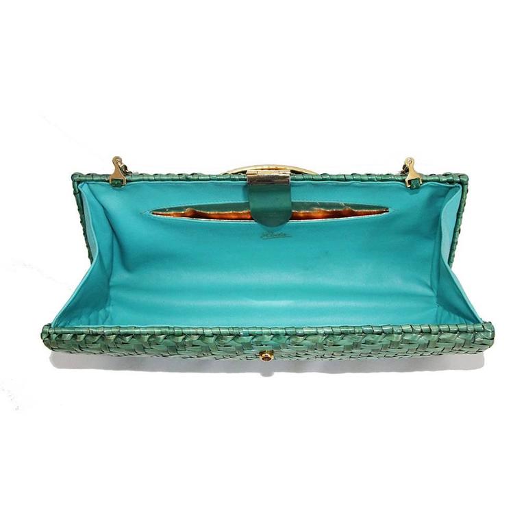 Great Rodo rafia clutch/bag of the 80s at 1stDibs | rodo codo, rodo ...