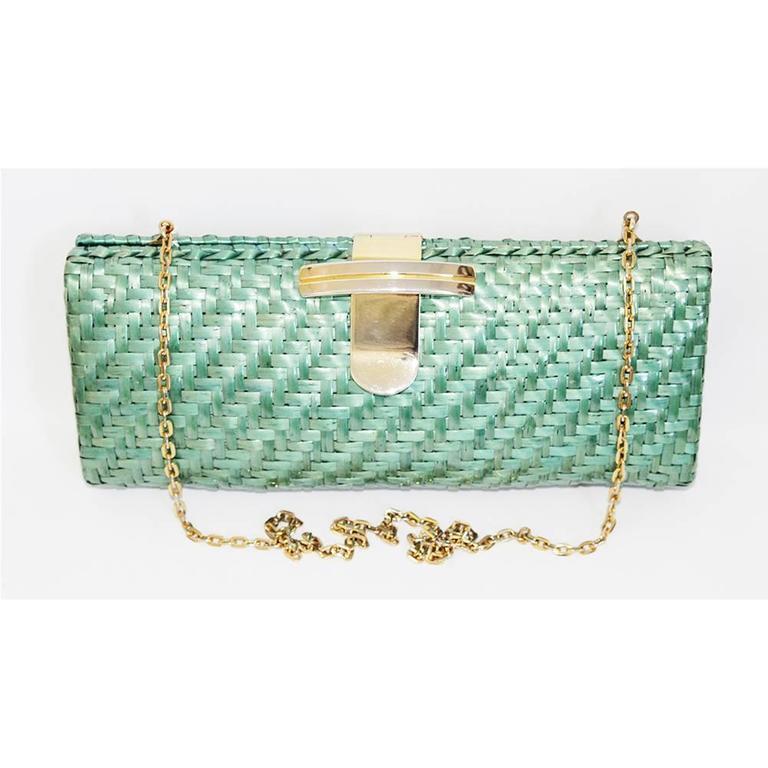 Great Rodo rafia clutch/bag of the 80s at 1stDibs | rodo codo, rodo ...