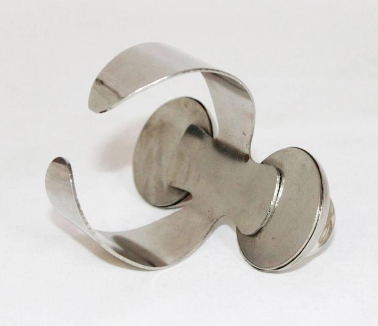 Unique space age french cuff of the 60s For Sale at 1stDibs