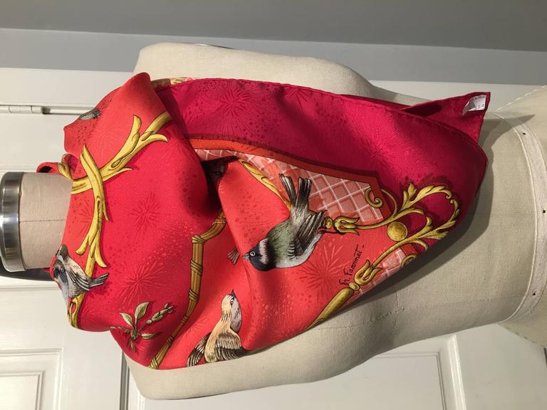Hermes La Cle des Champs Jacquard Silk Scarf at 1stDibs