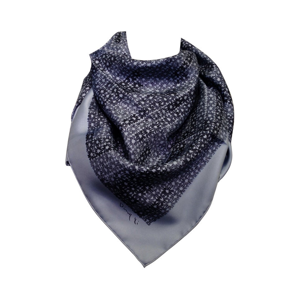 Hermes Blue and White Rhythm of China Scarf at 1stDibs | china grey ...