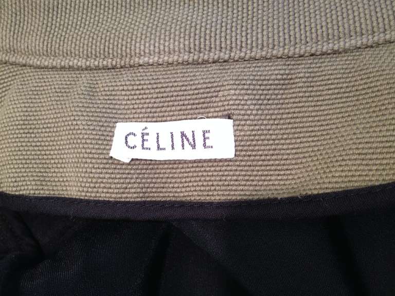 Celine Olive Military Jacket at 1stDibs | celine military jacket ...