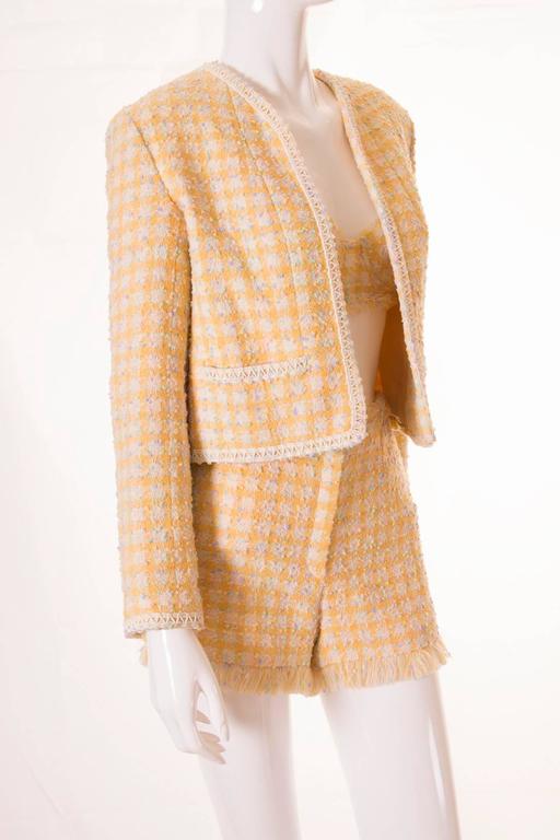 Important Chanel S/S 1994 Bra, Jacket and Short Set at 1stDibs | chanel ...