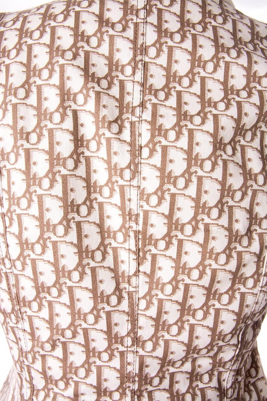 Christian Dior Early 00's Iconic Monogram Print Jacket at 1stDibs