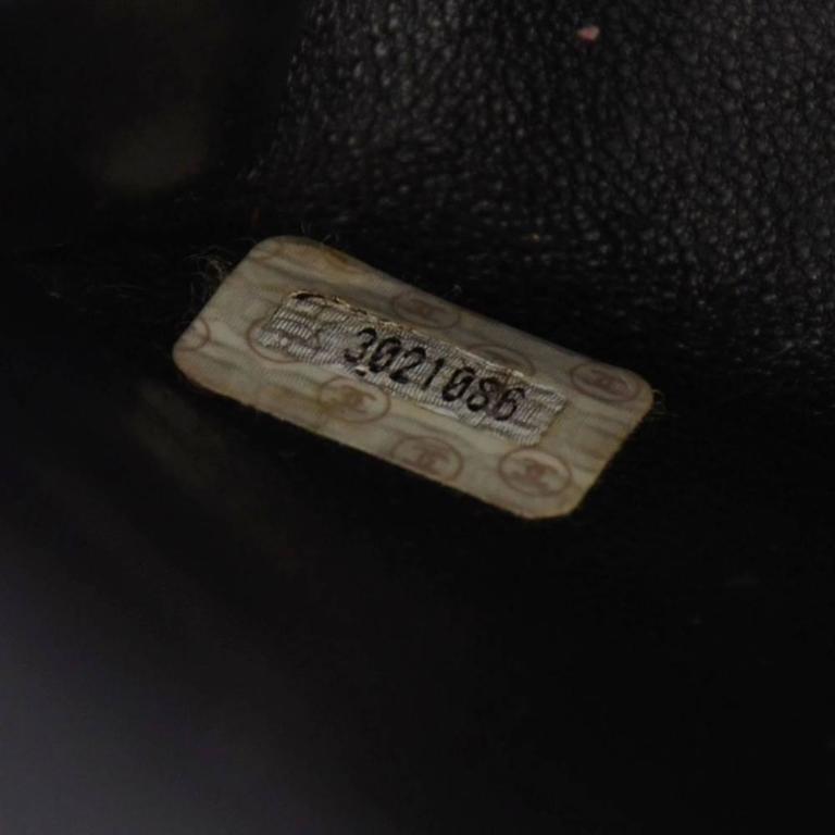 Chanel 12" Jumbo Black Vertical Quilted Caviar Leather Shoulder Flap ...