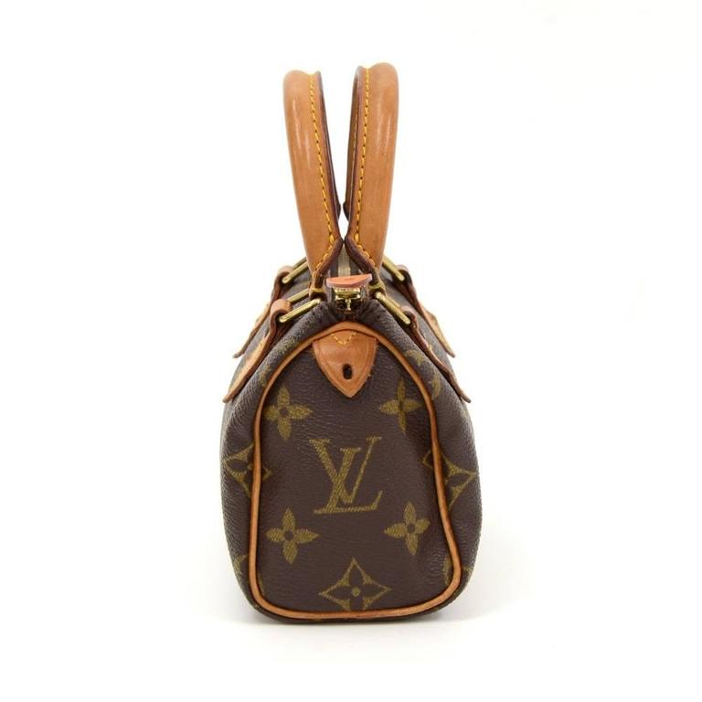 Louis Vuitton Mini Speedy Sac HL Monogram Canvas Hand Bag + Strap at ...