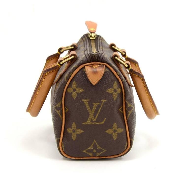 Louis Vuitton Mini Speedy Sac HL Monogram Canvas Hand Bag + Strap at ...