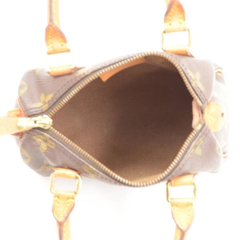 Louis Vuitton Mini Speedy Sac HL Monogram Canvas Hand Bag + Strap at ...